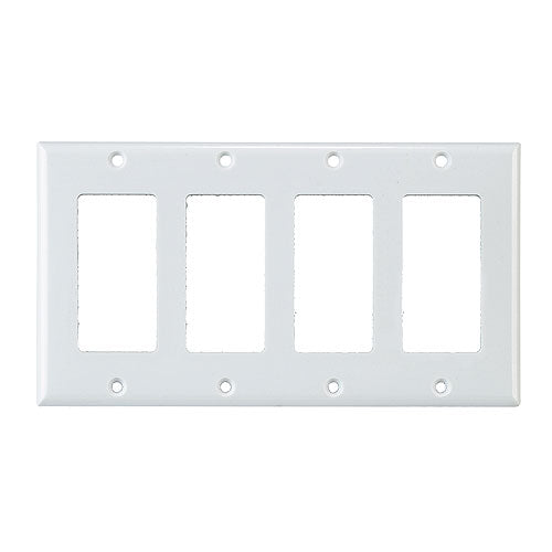Decora Four Gang Plate – YYC ELECTRIC WHOLESALE